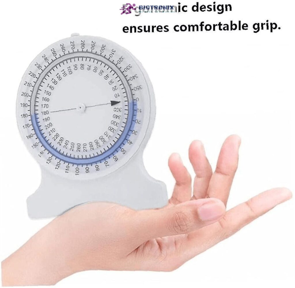 Biotronix Physiotherapy Bubble Inclinometer for Range of Motion ...