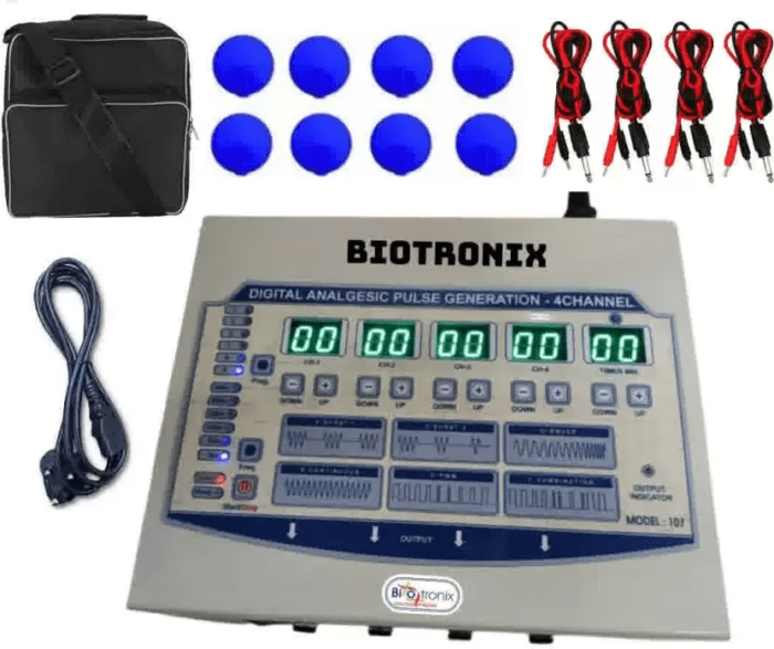 Digital Nerve Stim Auto TENS 4 Channel for Pain Relief ...