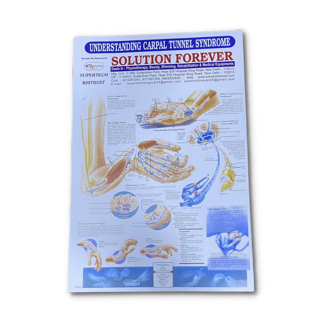Clinic Chart Set 6 Different Wall Pasted for Physiotherapy ...